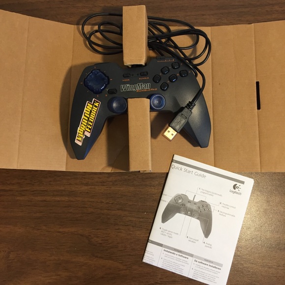 Logitech | Video Games & Consoles | Vintage Logitech Wingman Rumblepad ...